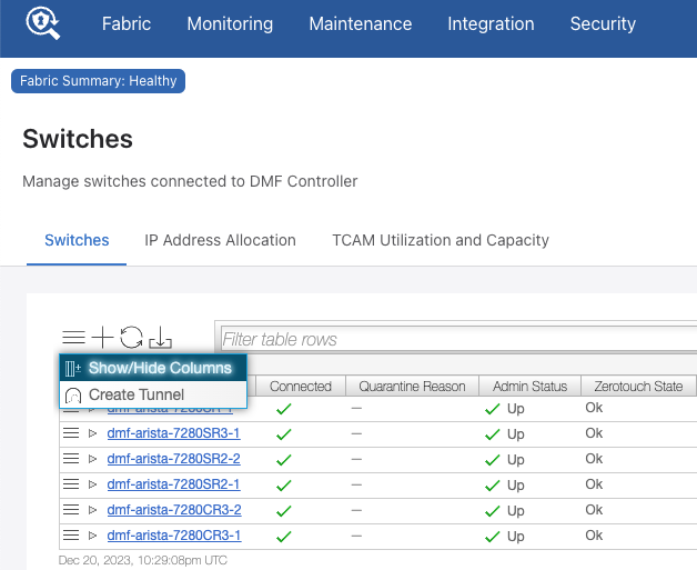 DMF Deployment Guide - Installing DMF Switches - Arista